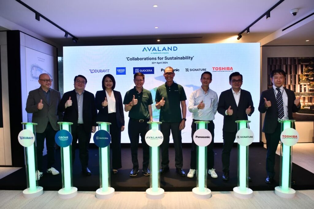 Avaland partners six companies to provide sustainable home fittings and finishings for its ...